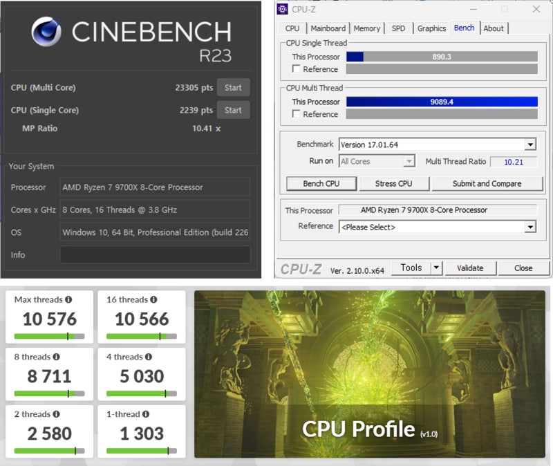 AMD 라이젠 7 9700X 벤치마크 및 PBO 활성화 방법 : 네이버 블로그