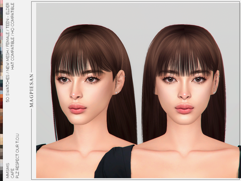 심즈4 CC 여심헤어 // MMSIMS Hair Cafe : 네이버 블로그