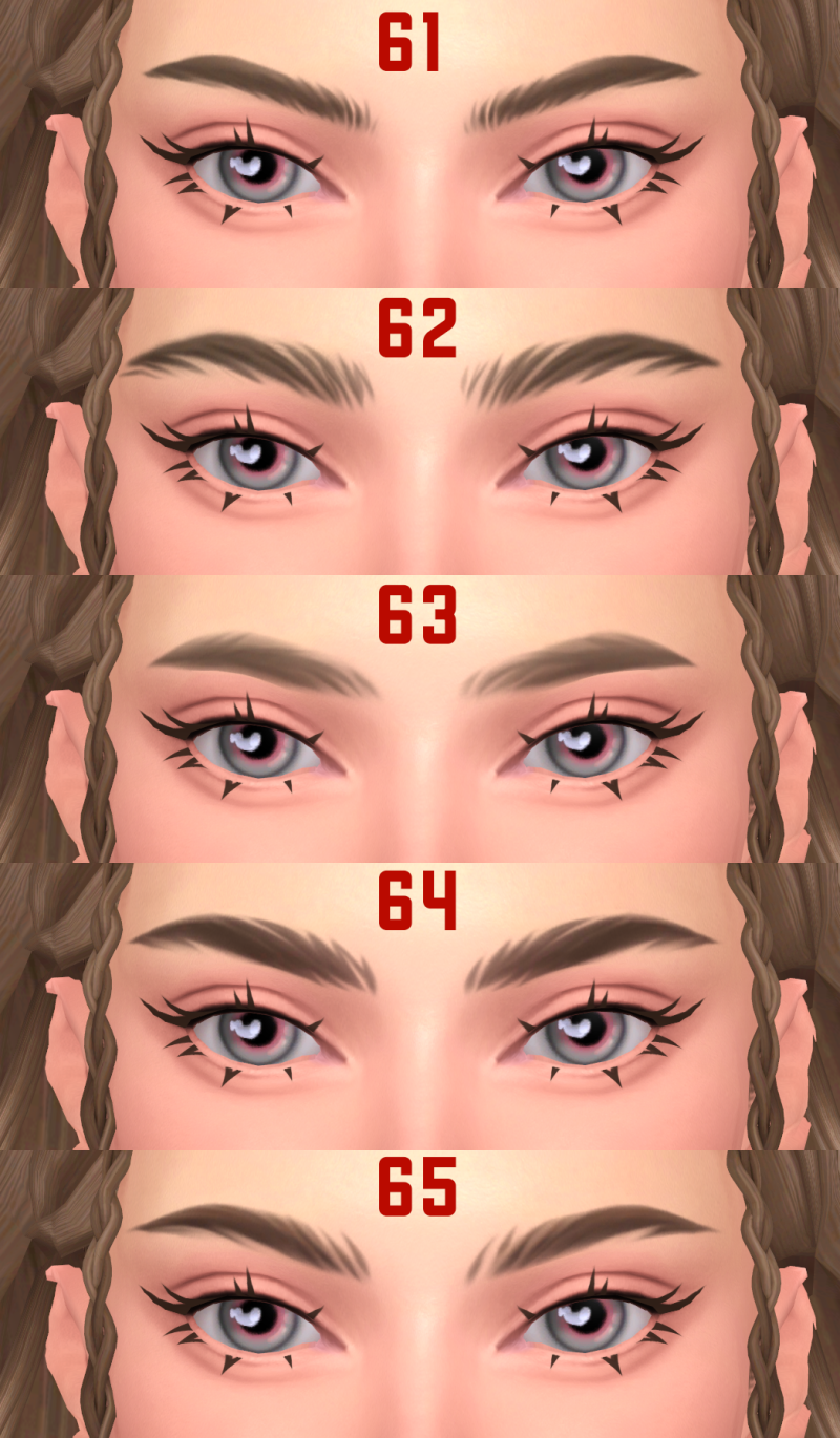 [심즈4] 눈썹 CC템 추천 : 네이버 블로그