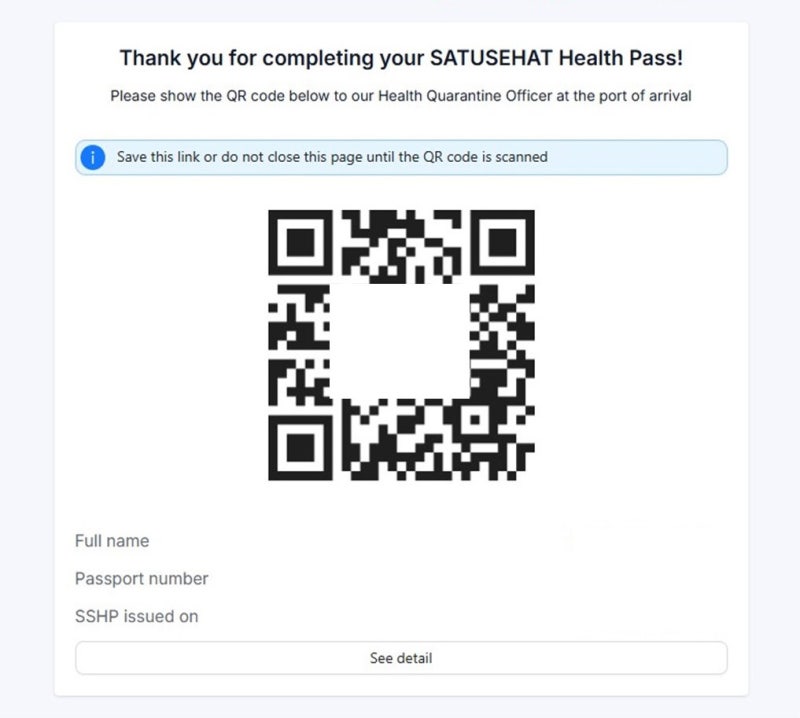 인도네시아 헬스패스 시행 안내 및 신청 방법 SSHP(SatuseHat Health Pass) : 네이버 블로그