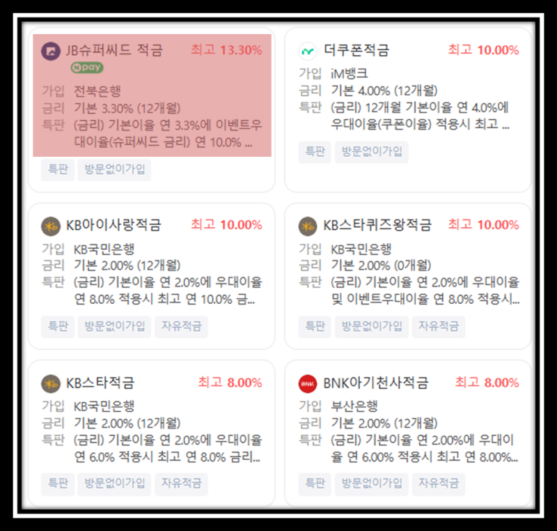 정기예금 적금 특판 이자율 높은 은행 금리 비교시중은행과 저축은행 네이버 블로그