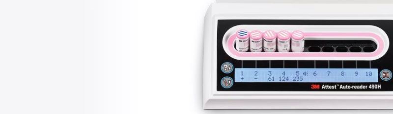 정확한 멸균 모니터링을 위한 인디케이터 증기, 과산화수소, EO 멸균 모니터링 솔루션 3M™ Attest™ 1491, 1492V ...