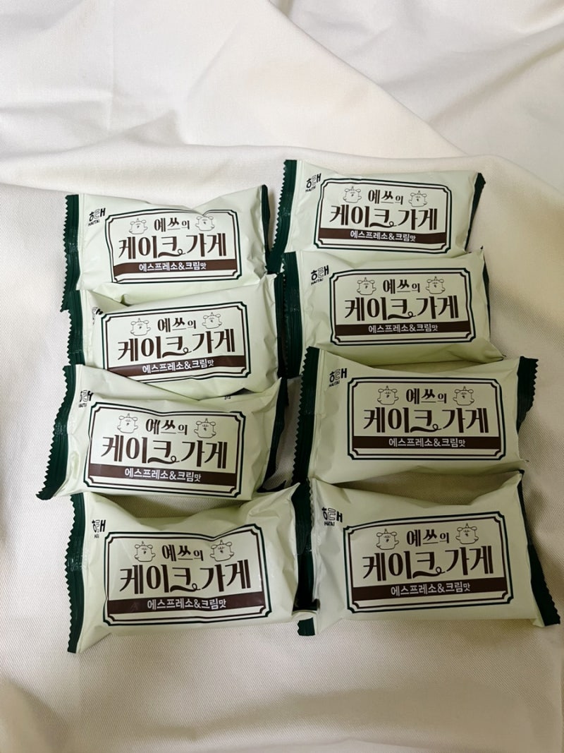 해태 신상과자 예스의 케이크 가게 에스프레소 크림맛 솔직후기 네이버 블로그
