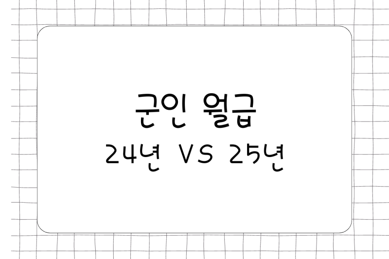 25년 군인 월급병사 병장 하사 소위 연봉 장병내일준비적금 네이버 블로그