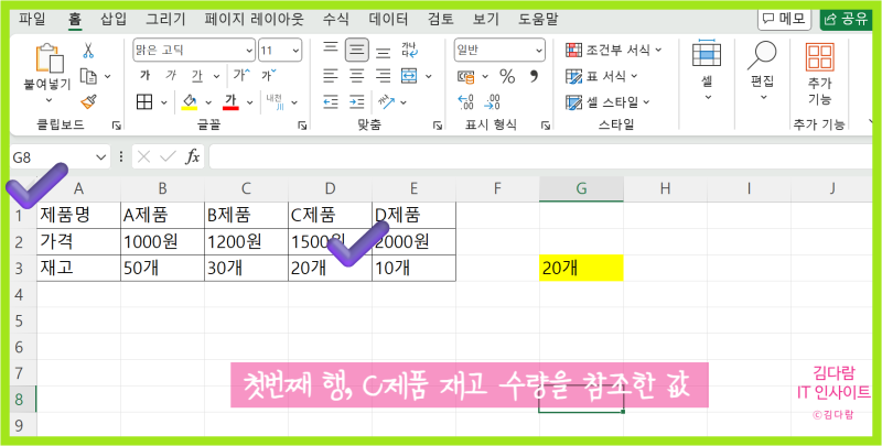 엑셀 Hlookup 함수 사용법 및 N A 오류 해결 요약 네이버 블로그