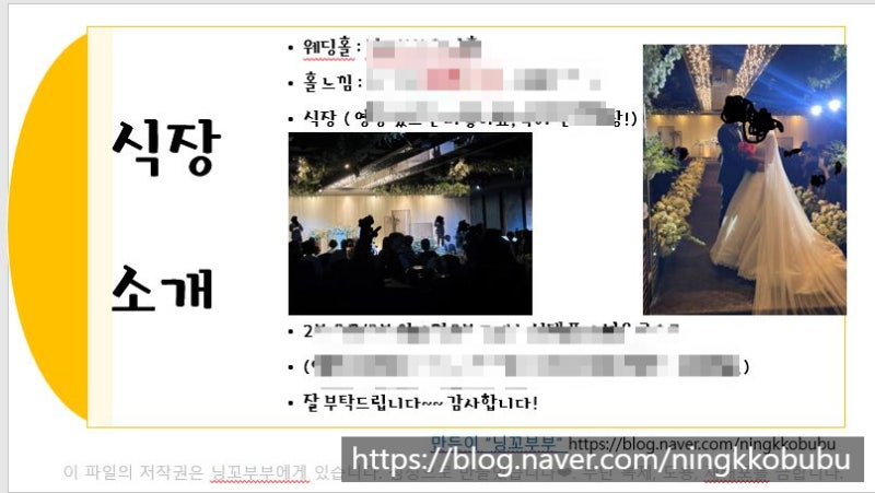 모르면 후회할 웨딩 드레스 투어 팁 도안 준비물 Ppt 체크리스트 공유 네이버 블로그