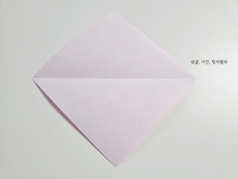 종이접기 하트접는법 쉬운 색종이 하트접기 네이버 블로그