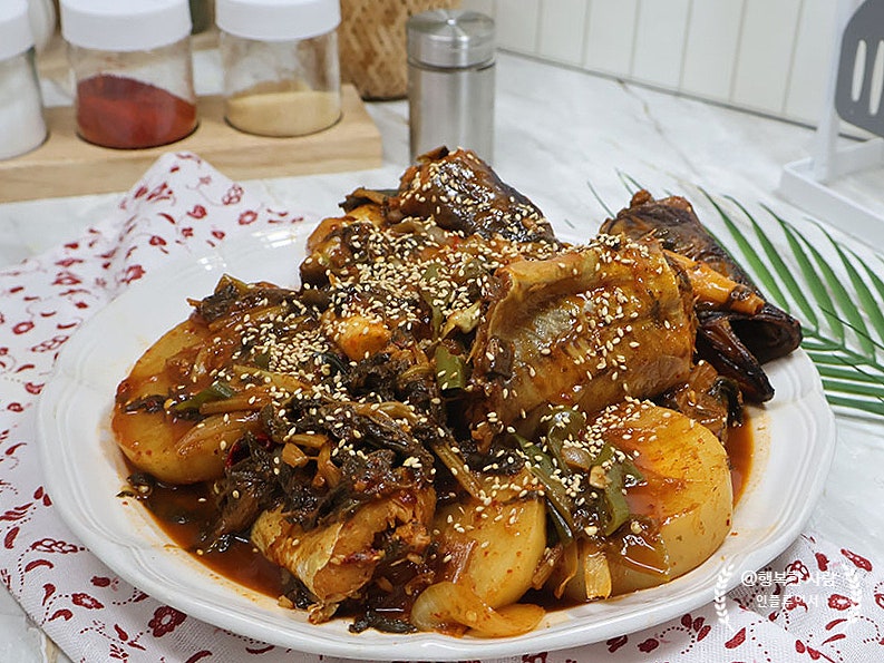 백종원 시래기 코다리조림 양념 레시피 코다리요리 명태 코다리찜 만드는법 네이버 블로그