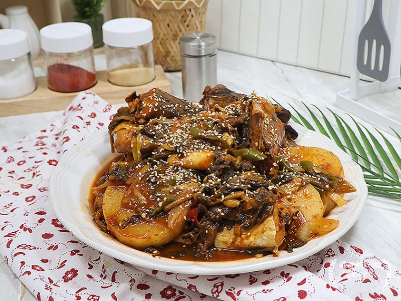 백종원 시래기 코다리조림 양념 레시피 코다리요리 명태 코다리찜 만드는법 네이버 블로그