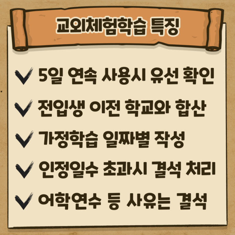 초등 학교장허가 교외 체험학습 신청서 목적 일정 등 작성 방법 네이버 블로그