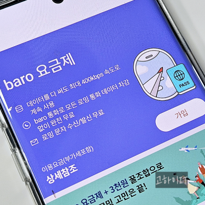 SKT baro 로밍 요금제 및 통화 설정 방법 : 네이버 블로그