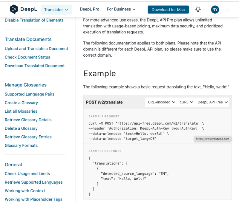 [번역 API] DeepL API 사용하기 (Python) : 네이버 블로그
