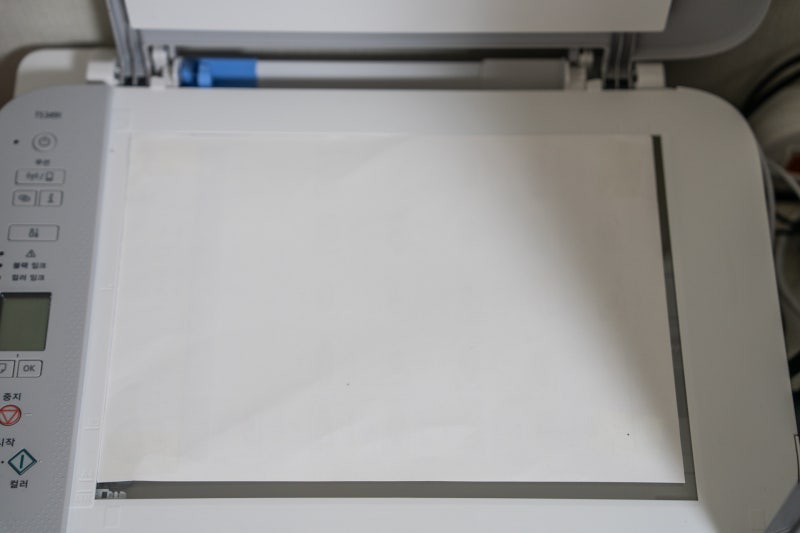 캐논프린터 TS3400시리즈 스캔 기능 활용하기 - 버튼이 없는데 어떻게 스캔하지?! : 네이버 블로그