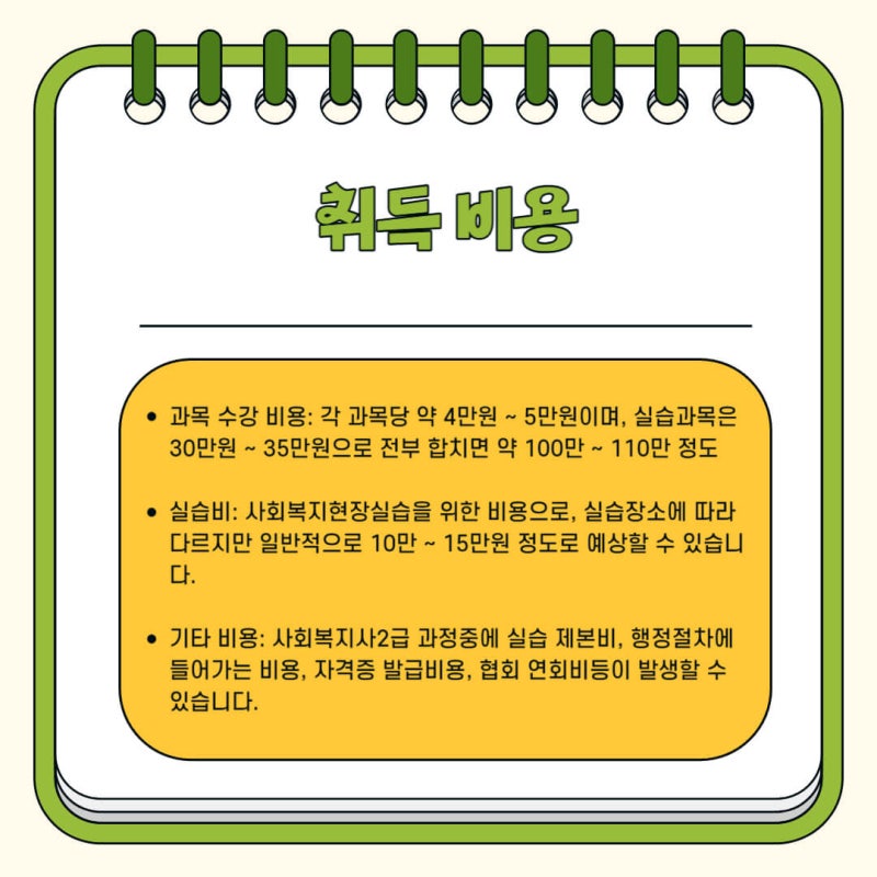 사회복지사2급 자격증 취득 요건 기간 비용 정리 네이버 블로그