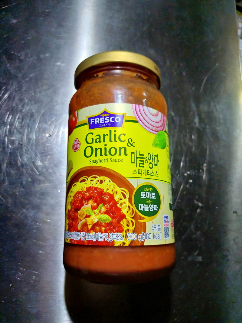 오뚜기 프레스코 마늘 양파 스파게티 소스 칼로리 영양 재료 및 파스타 사용 정보 : 네이버 블로그