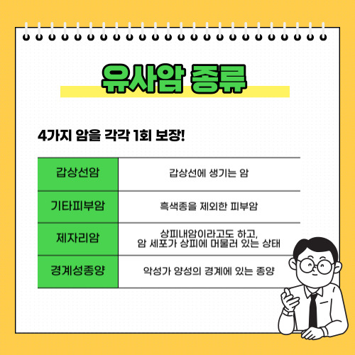 유사암진단비 유사암 종류 코드 알아보기 네이버 블로그