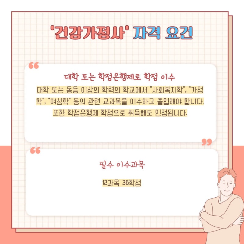 건강가정사 하는일 자격 요건 자격증 필수 이수과목 정리 네이버 블로그
