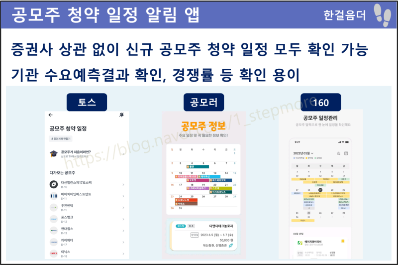 2024년 1월 공모주 청약 일정 계좌개설 준비 방법 관리 양식 공유 네이버 블로그