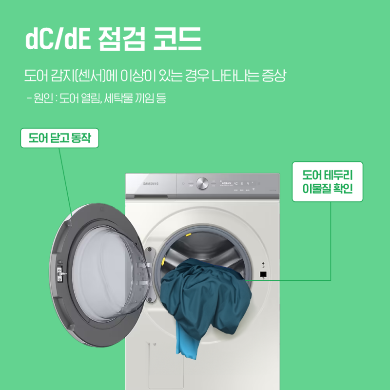 삼성 세탁기 에러코드 세탁기 에러코드 별 원인과 조치 방법 총정리 오류코드 4c 4e 5c 5e Dc De