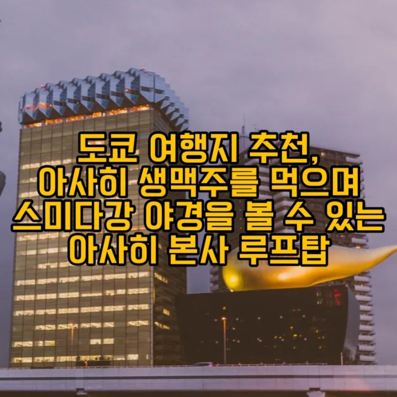 일본 도쿄 여행지 추천 아사히 스카이룸 스미다강을 보며 맥주를 먹을 수 있는 아사히 맥주 본사 루프탑 네이버 블로그