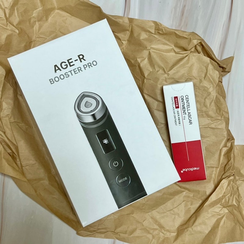메디큐브 에이지알 부스터 프로 실사용 솔직 리뷰 Age R Booster Pro 공동구매 공구 내돈내산 구매 후기 네이버 블로그