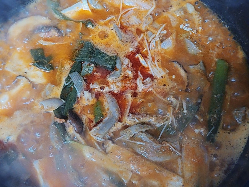 캠핑 밀키스 캠핑요리 막내연호 한우 소곱창전골 네이버 블로그