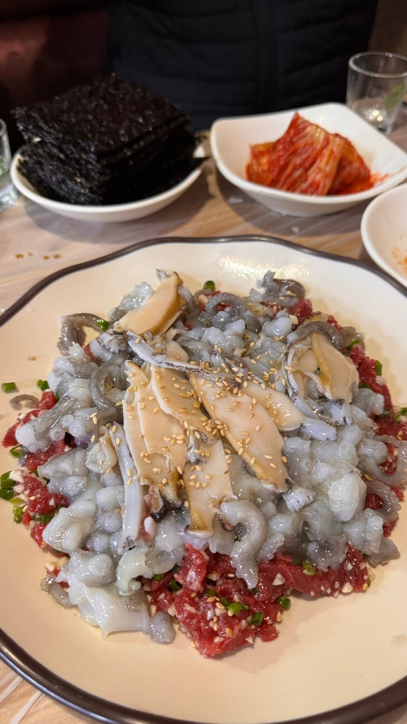 목포 진짜 현지인 맛집 바다포차 홍어삼합 육회낙지탕탕이 예약 네이버 블로그