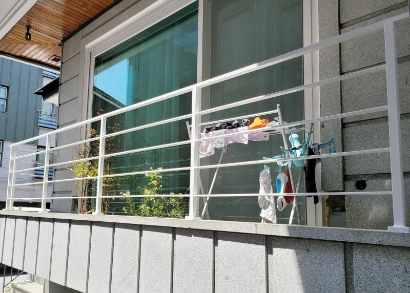 옥상난간 공사 자재 및 가격정보 조립식 기성품 Vs 평철난간 시공 네이버 블로그