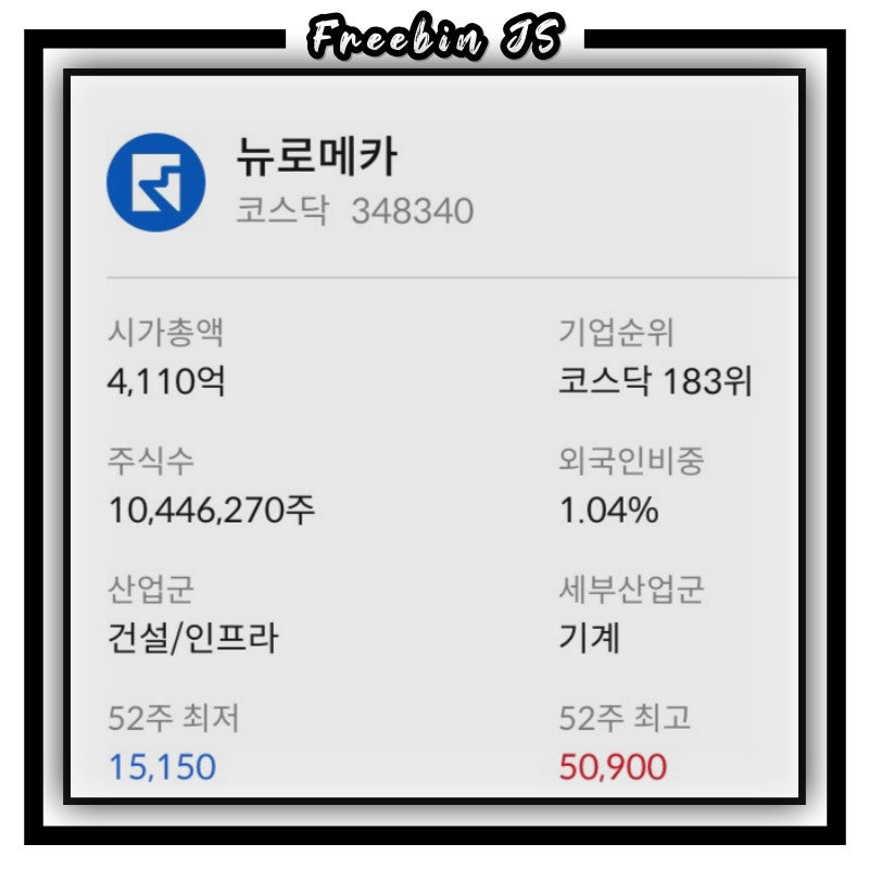 뉴로메카 주가 전망 의료 서비스 제조업 용접 협동 로봇 관련주 네이버 블로그