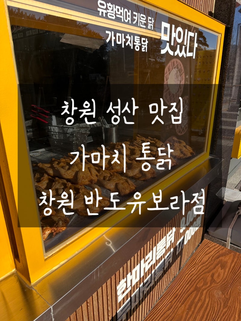 성산 맛집 가마치 통닭 창원 반도유보라점 네이버 블로그
