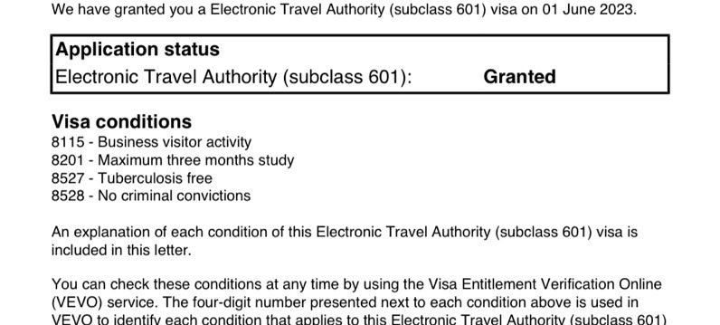 호주 긴급여권으로 ETA 관광비자 신청하기: 1554 Form 작성 : 네이버 블로그