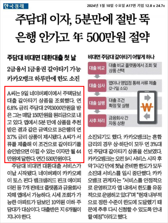 주담대 갈아타기 방법 및 혜택 주택담보대출 카뱅and네이버로 대환하기 네이버 블로그