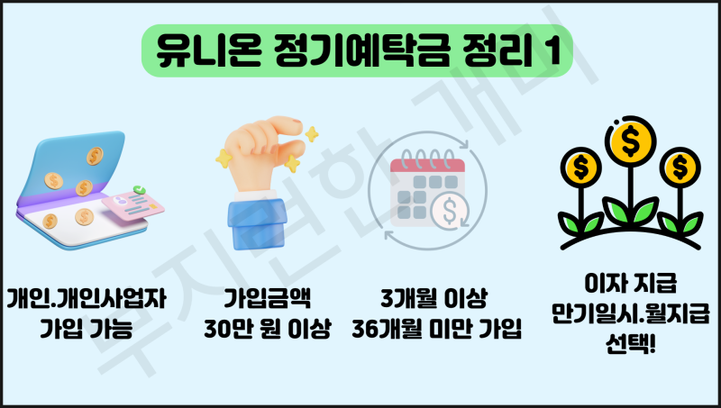 신용협동조합중앙회 유니온 정기예탁금 금리 비교 및 저율과세 가입 방법 네이버 블로그