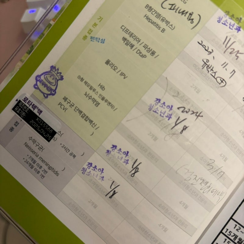 신생아 2개월 예방접종 생후2개월예방접종 종류와 접종열 로타텍1차 네이버 블로그