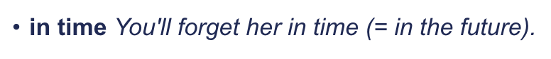 on time / in time / in no time 뜻 차이 예문 : 네이버 블로그