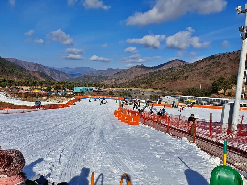 경남 양산 눈썰매장 에덴밸리 스키장 And 빙어체험 겨울 놀거리 네이버 블로그