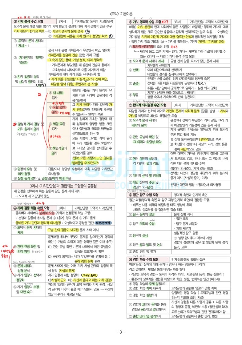떠먹여주는 초등임용 도덕 공부법 및 자료나눔 네이버 블로그