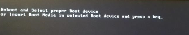 Reboot and select proper boot device 부팅에러 처리방법 : 네이버 블로그