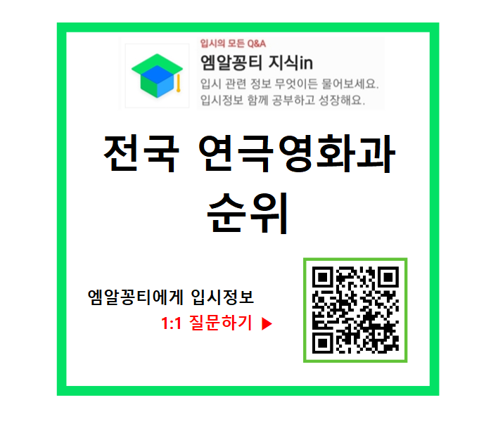 2024학년도 전국 연극영화과 순위 취업률 경쟁률 등록금 장학금 기준 네이버 블로그