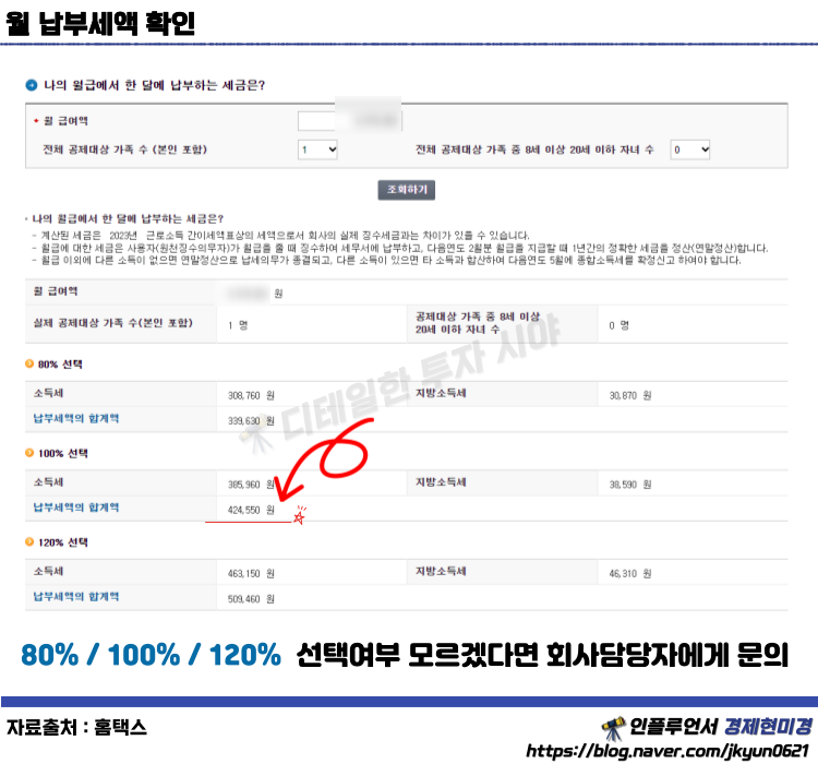 연말정산 기납부세액 조회 및 확인 계산방법 공제신고서 작성 예상환급액까지 네이버 블로그