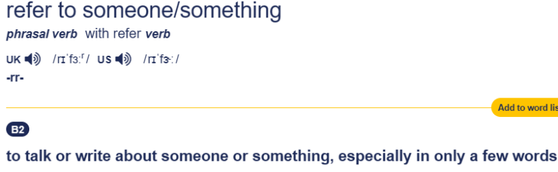 영어표현 refer to, refer to A as B, refer A to B 뜻과 예문 : 네이버 블로그