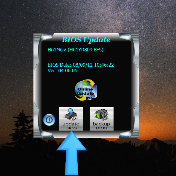 Biostar H61MGV 메인보드 바이오스 업데이트 업그레이드 방법, 후기 (바이오스타 BIOS Update 프로그램 ...