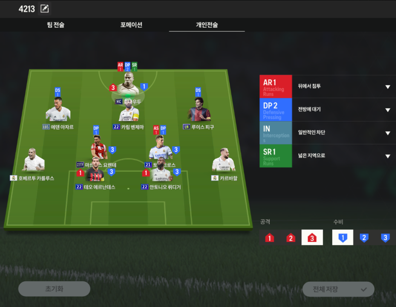 피파온라인4 Fc온라인 신규 팀컬러 업데이트 23 24 레알 마드리드 무과금 올스타 현역 스쿼드 선수 추천 및