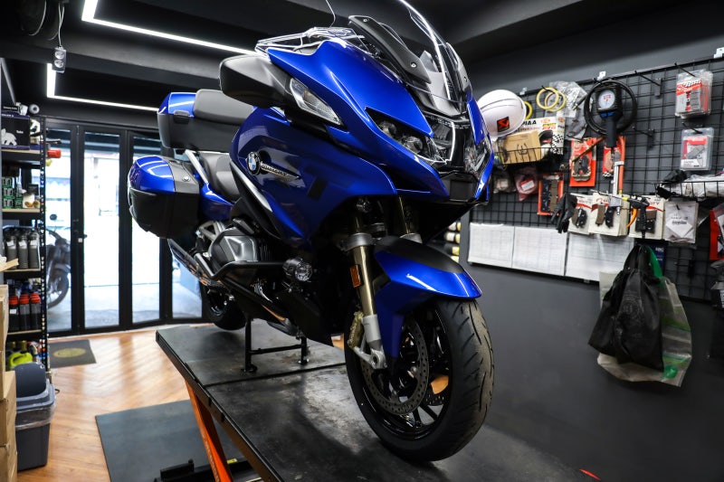 Bmwmotorrad R1250rt 투어링 바이크 바이크 타이어 전문점 브라더 모터스 던롭 스포츠 맥스 로드 스포츠2 오토바이