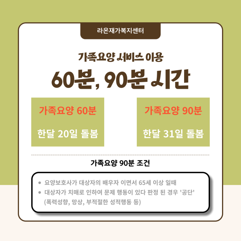 2024년 가족요양 60분 90분 급여 많이 받는 방법 팩트체크 네이버 블로그