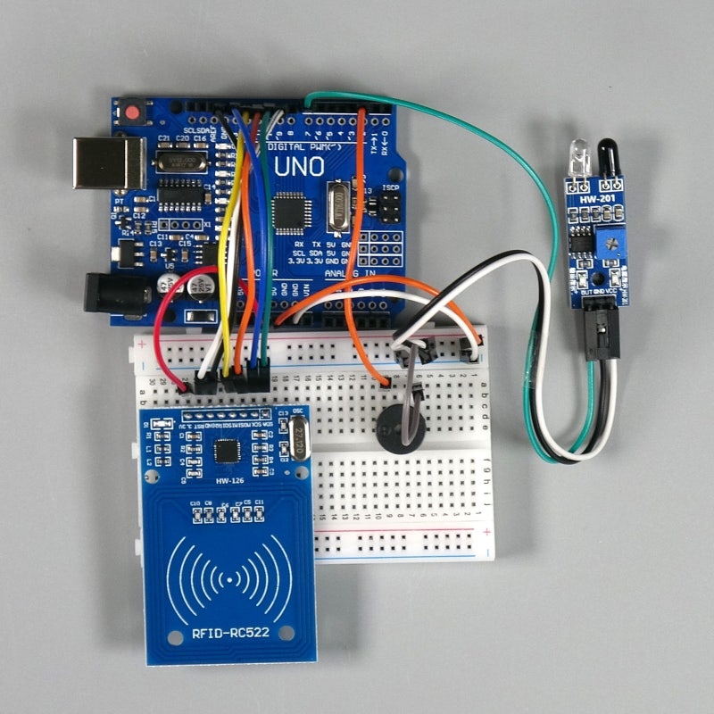 아두이노 출입 경보 시스템 만들기(RFID 리더기 모듈 RFID-RC522, 적외선 송수신 센서, 부저 활용) : 네이버 블로그