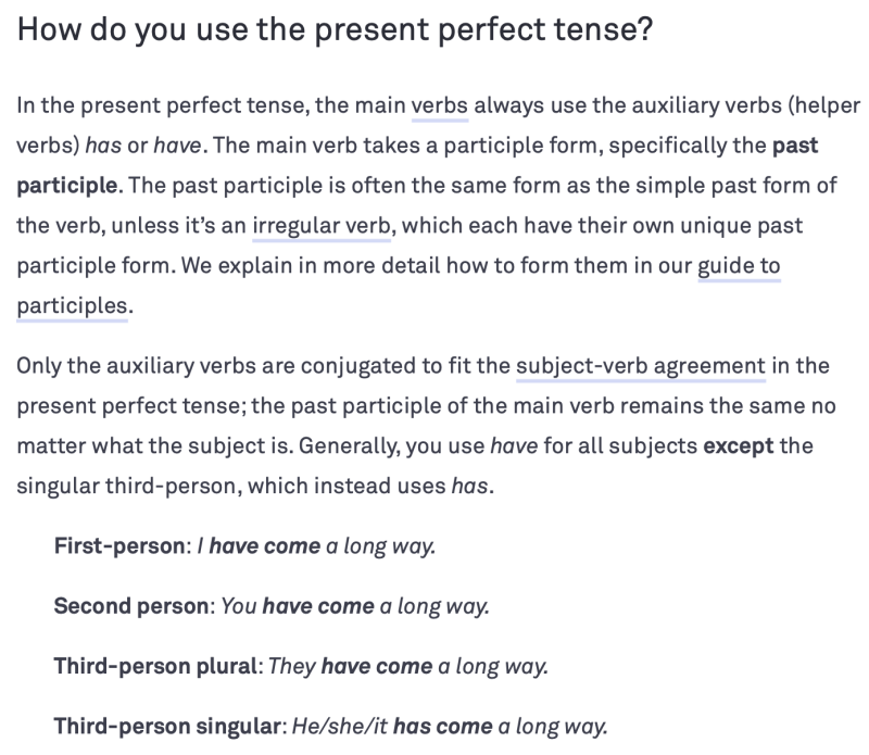 현재완료 뜻, 용법, 해석, 예문, 영어로? : 네이버 블로그