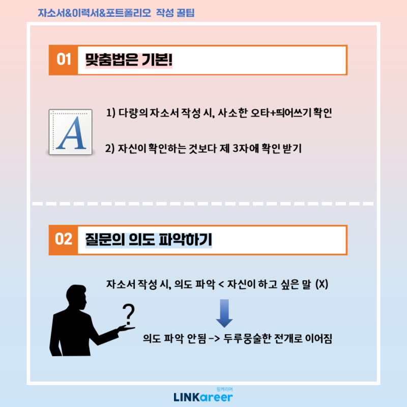 링커리어 자소서and이력서and포트폴리오 작성꿀팁 총정리 네이버 블로그