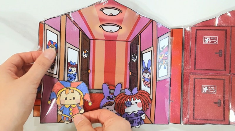 종이놀이북 디지털 어메이징서커스 무료도안diy ️종이인형도안 Free Printable 네이버 블로그