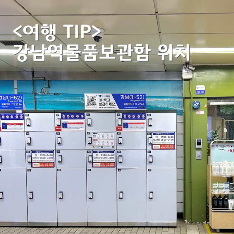 강남역 물품보관함 물품보관소 짐보관 위치 크기 비용 안내 네이버 블로그